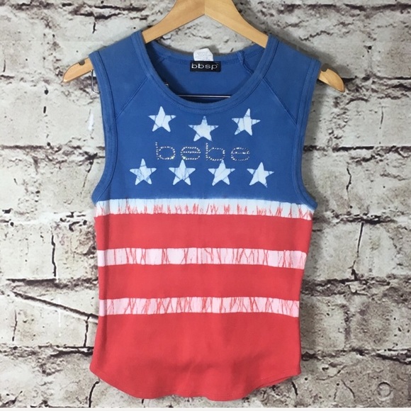 bebe | Tops | Awesome Bebe Tank Perfect For July 4th Celebration | Poshmark